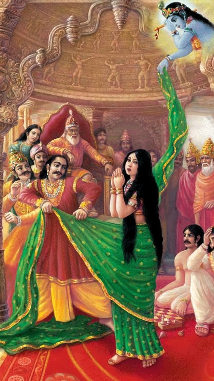 Cheer Haran के बाद द्रौपदी को साड़ी किसने पहनाई?