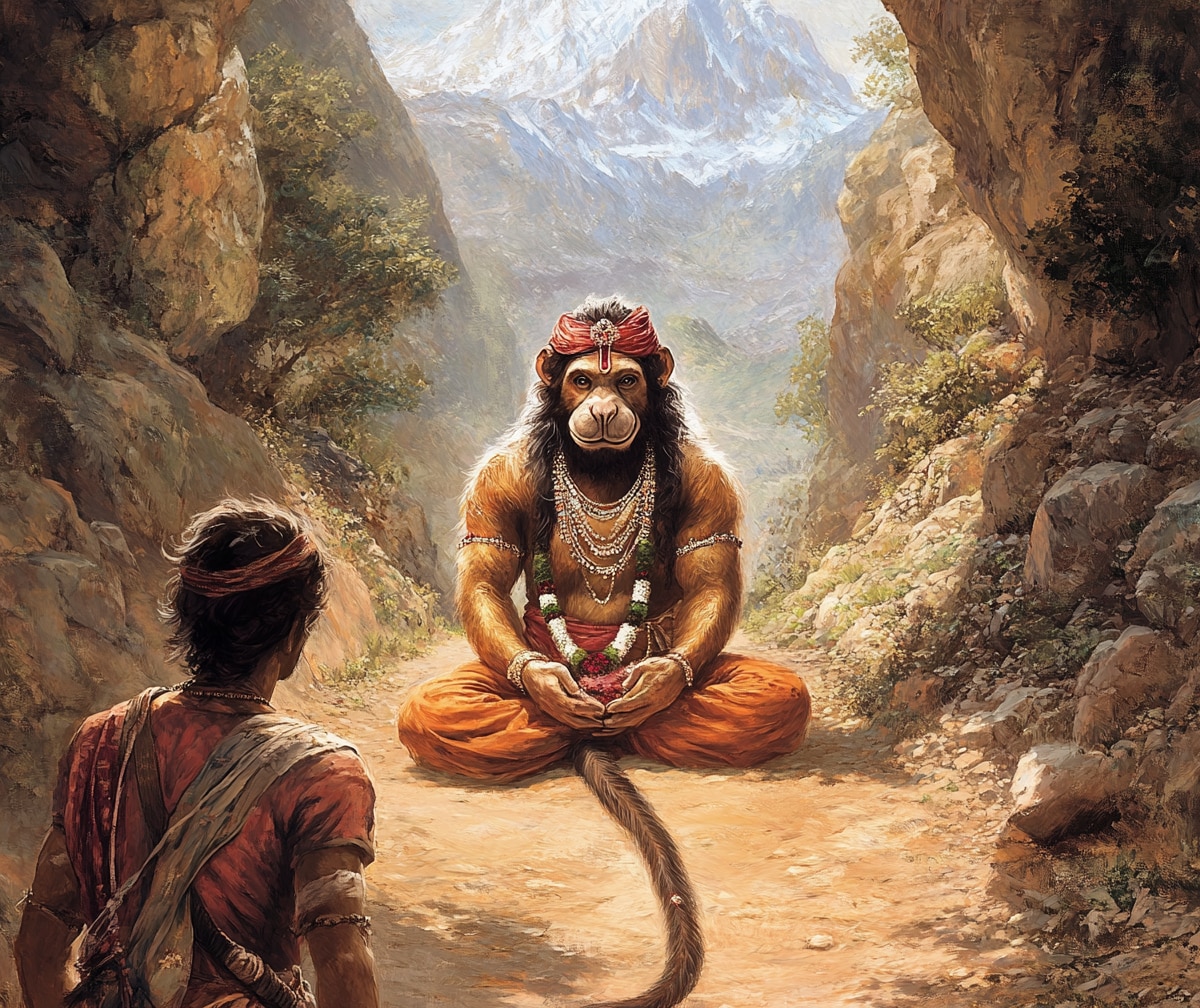 एक दिन ऐसा आया जब महाबली भीम की सामना हनुमान जी से हो गया. फिर क्या हुआ ...