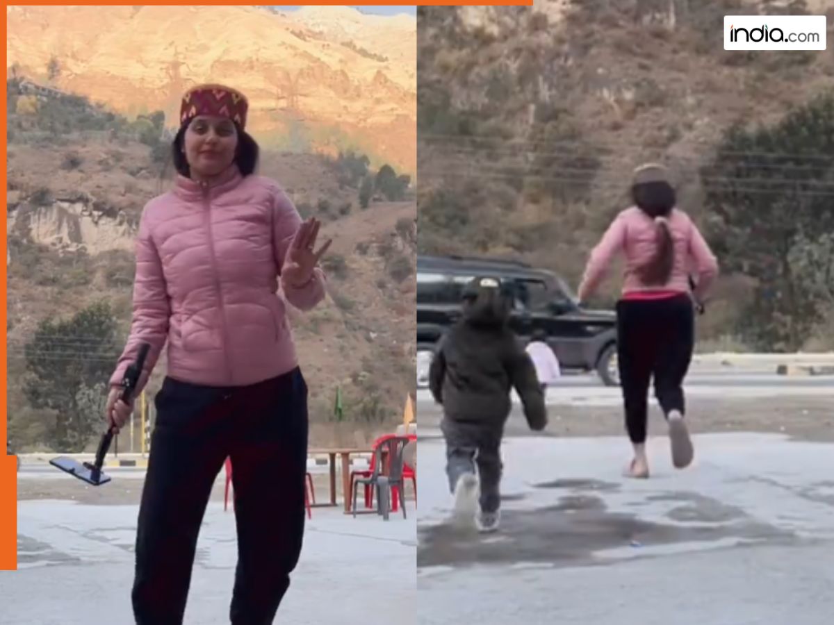 Viral Video: सड़क किनारे रील बनाती रही मां, पीछे बेटी पहुंच गई हाईवे पर ...