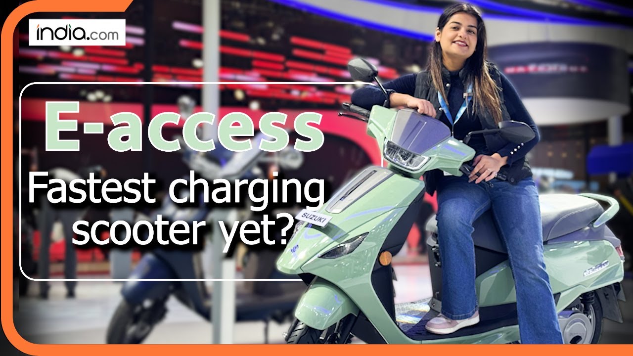 Suzuki e Access Scooter Walkaround: डिजाइन, बैटरी और फीचर्स!