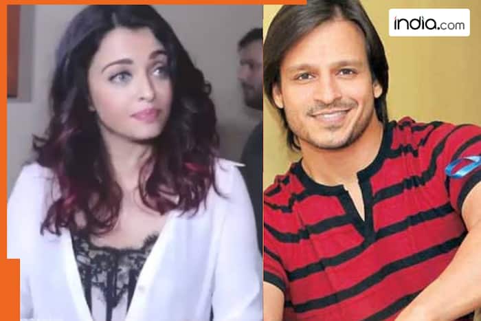 Video of Aishwarya Rai making a snubbed face upon seeing Vivek Oberoi in front of Amitabh ...