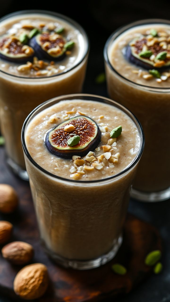 A Quick & Easy Recipe To Make Perfect Creamy Anjeer Badam Milkshake