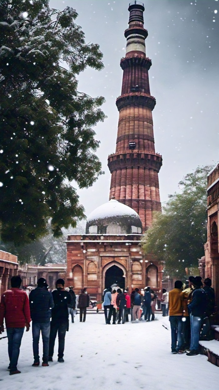 AI brings winter to Delhi: A stunning vision of snow in the capital