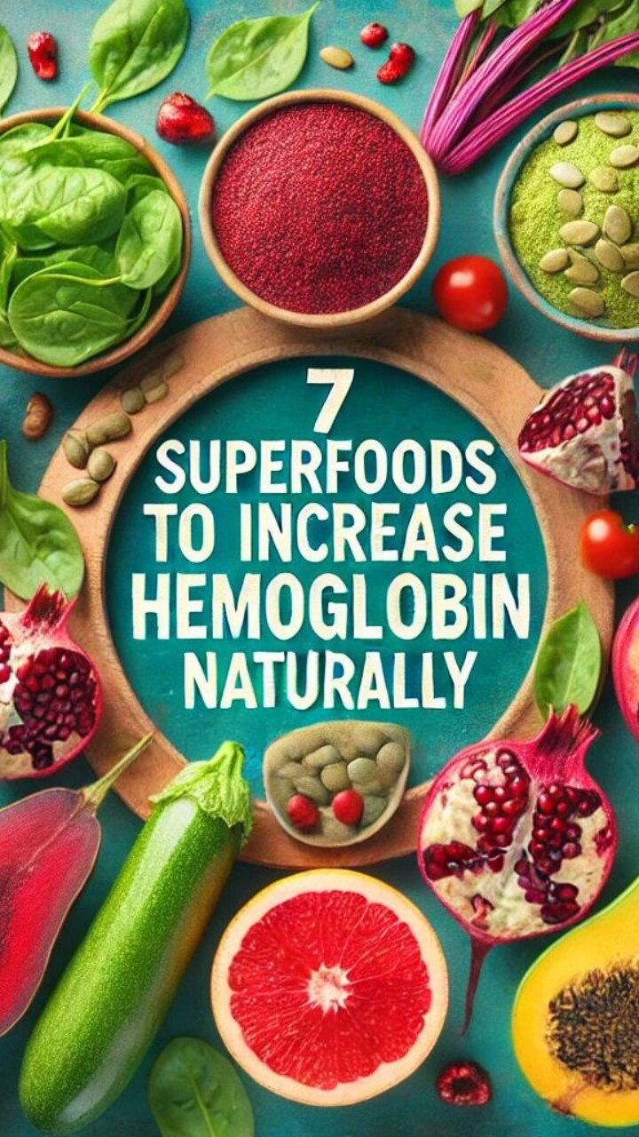 7 superfoods to increase hemoglobin naturally