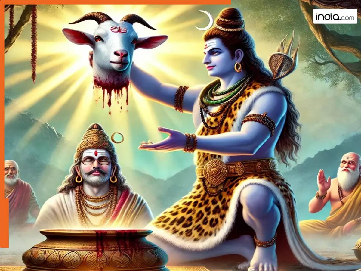 आखिर क्यों भगवान शिव ने राजा दक्ष को लगाया था बकरे का सिर? यहां पढ़ें ...