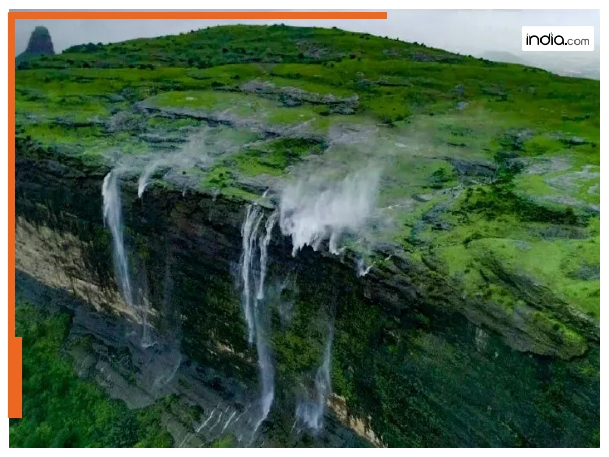 Reverse Waterfall: पुणे से 150 किमी दूर है भारत का रिवर्स वाटरफॉल, नीचे ...