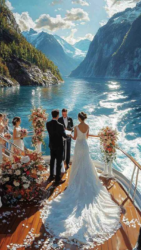 Norwegian cruise wedding 60 photos - Astyledwedding.com