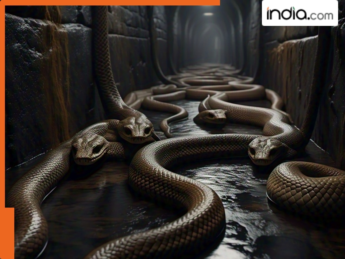 यूपी में यहां मिली अजगरों से भरी सुरंग, 20-30 फीट तक के अजगरों ने मार डाले कई ..., दहशत में ...