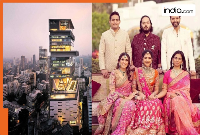 Mukesh Ambani-Nita Ambani and family live only on 27th floor of their ...