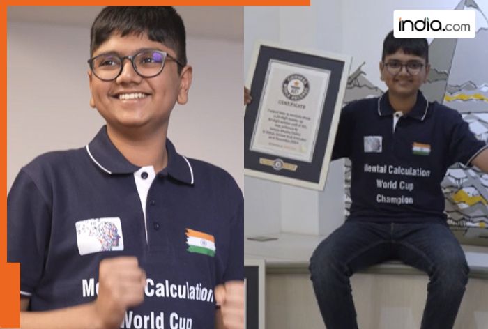 Meet Aaryan Shukla, ‘Human Calculator’ who broke six world records in ...