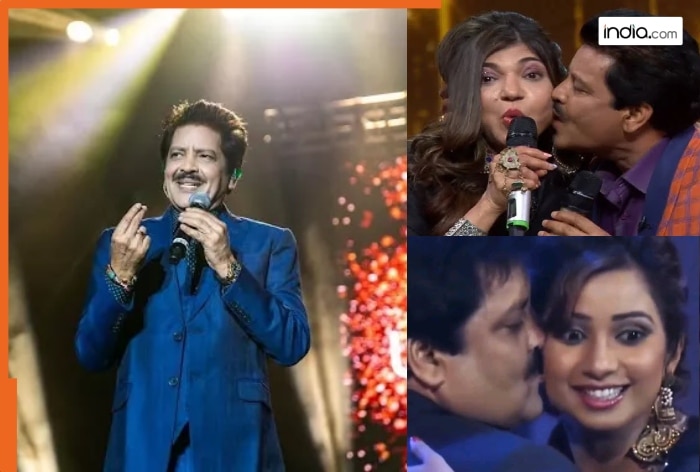Udit Narayan ने जब अलका याग्निक और श्रैया को किया था KISS, हैरान रह गई थी सिंगर- Video