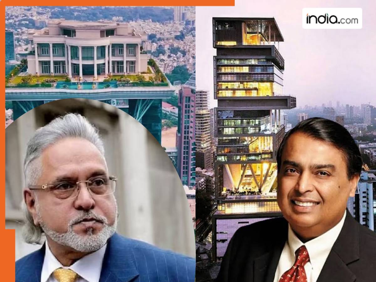 अंबानी के एंटीलिया से कम नहीं विजय माल्या का ये हवा महल, 400 फीट की ...