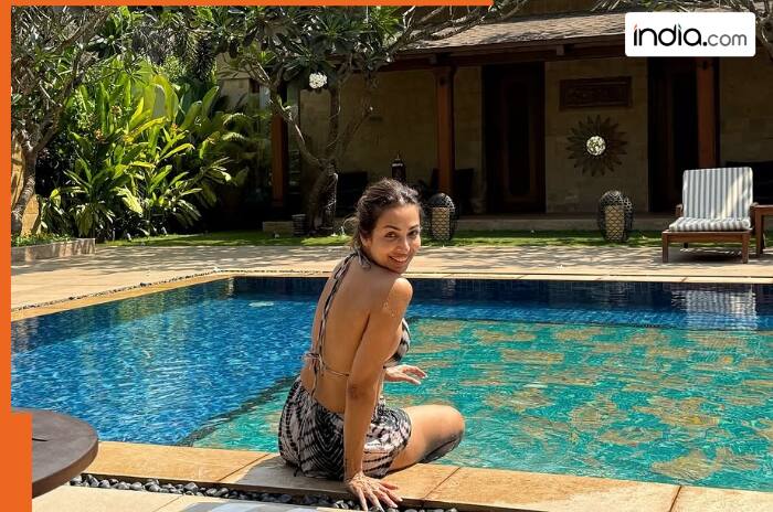 Malaika Arora poses in sizzling backless bikini, embracing self-love months after her breakup ...