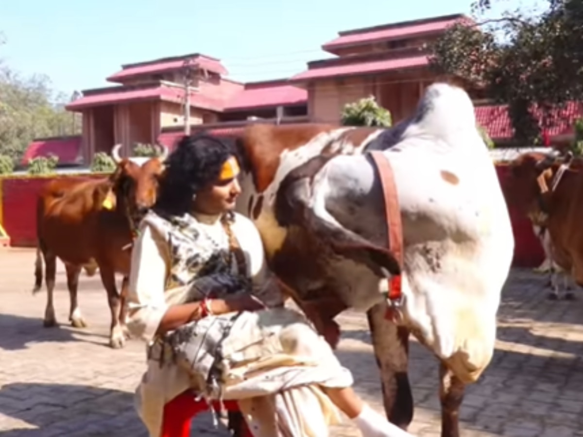 वृंदावन में अब रहने खाने की टेंशन खत्म! अनिरुद्ध आचार्य के आश्रम में ...