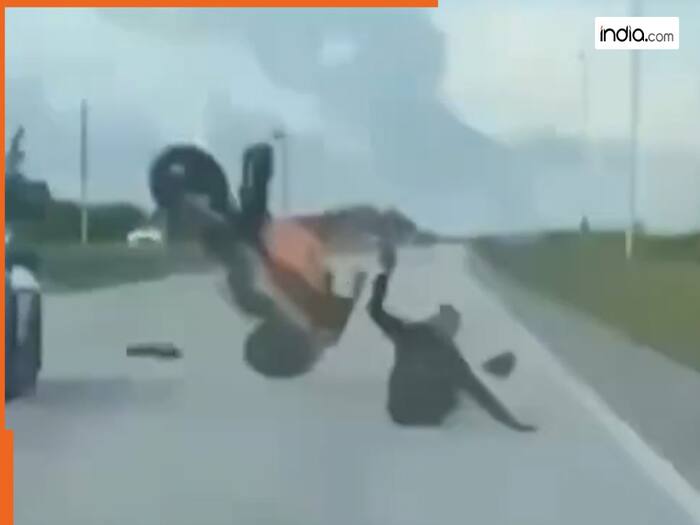Bike Viral Video: मौत को छूकर लौटा बाइक सवार! खतरनाक स्टंट वीडियो देख ...