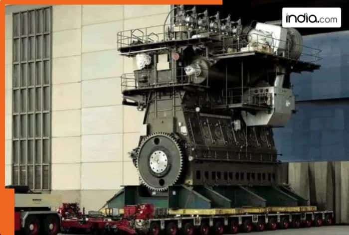 This is world’s biggest and most powerful engine! looks like 109,000 horsepower, it's used for…
