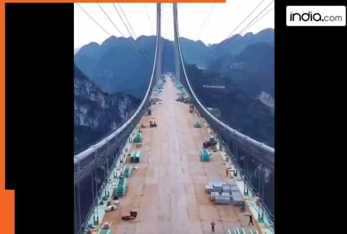 China builds world's highest bridge, its height is..., it is 9 times ...
