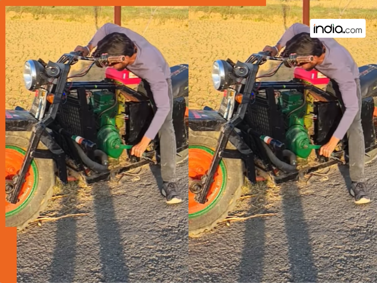 Viral Jugaad Video: शख्स ने जुगाड़ लगा बना दिया सुपर बाइक, वायरल वीडियो देख इंजीनियरों का भी घूम ...
