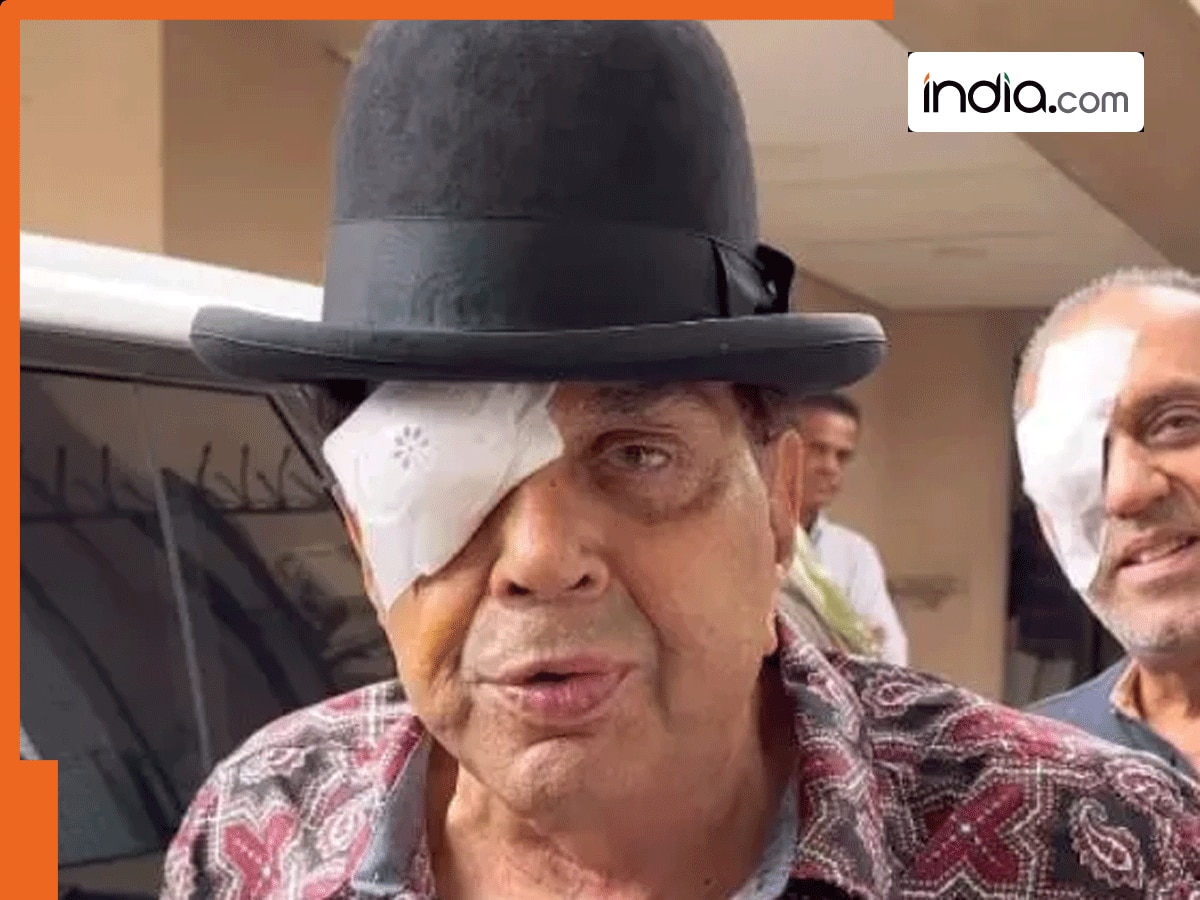 89 साल के धर्मेंद्र की आंख पर पट्टी देख चिंता में पड़े फैंस, अस्पताल से बाहर आकर बोले एक्टर- अभी ...
