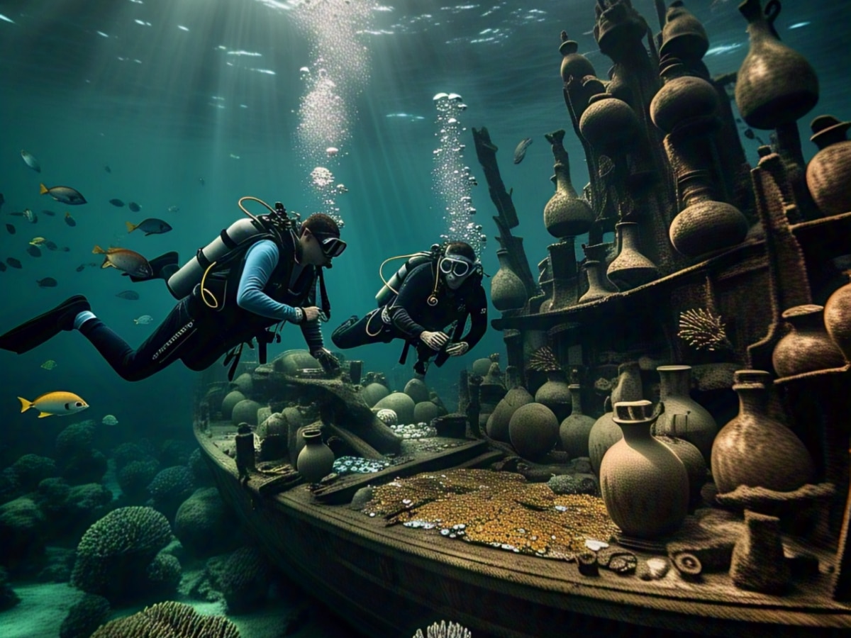 ये पानी के नीचे का इतिहास है...समंदर में डूबे 2300 साल पुराने जहाज में मिला कई टन खजाना, 400 ...