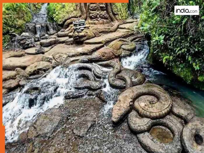 मुंह फाड़े सांपों की शक्ल में चट्टानें, इस खौफनाक झरने को देखते ही कांप ...