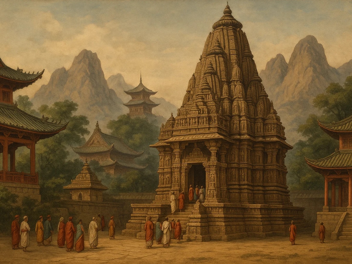 चीन में 800 साल पहले हुआ करता था भव्य हिंदू मंदिर, अब इस हालत में पड़ी ...