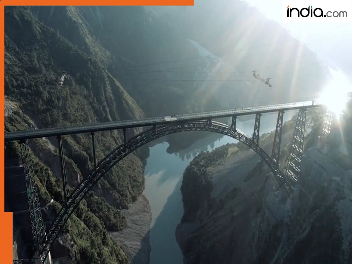 Chenab Bridge | भारत में बना दुनिया का सबसे ऊंचा रेलवे ब्रिज, झेल सकता ...