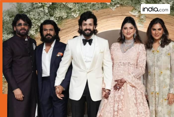 Inside Akhil Akkineni and Zainab Ravdjee's wedding reception