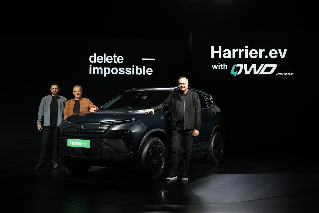 टाटा मोटर्स ने लॉन्च की Harrier.ev, भारत की सबसे पावरफुल इलेक्ट्रिक SUV ...