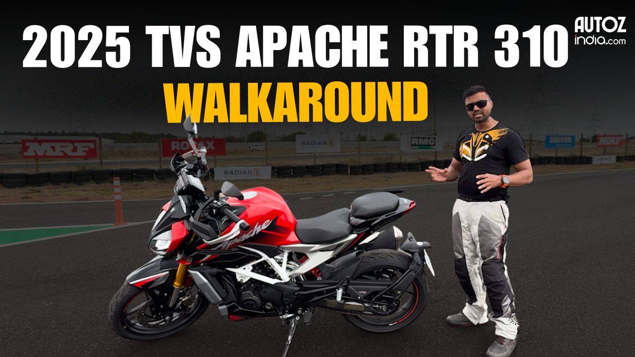 2025 TVS Apache RTR 310 Walkaround: दमदार स्ट्रीटफाइटर नए अपडेट्स के ...