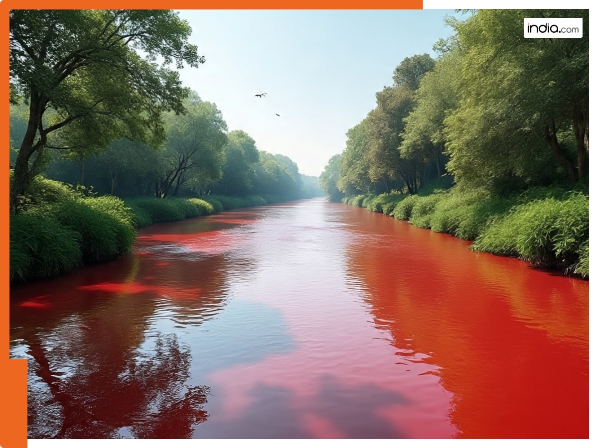 खून की तरह लाल है इस डरावनी नदी का पानी, इसके पीछे की वजह उड़ा देगी ...