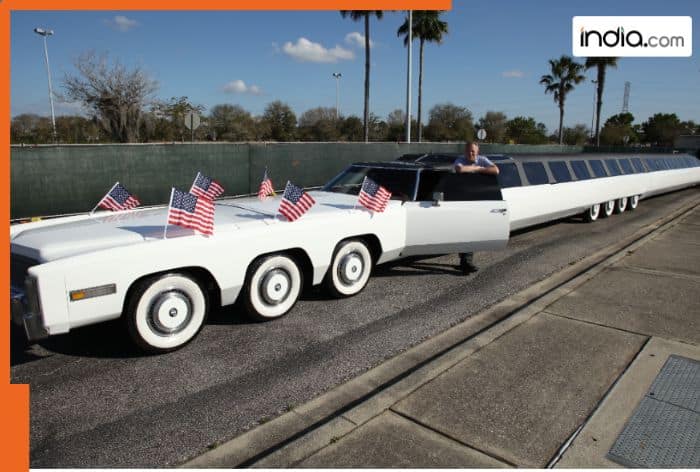 World's longest car has mini-golf course, helipad, swimming pool; was ...