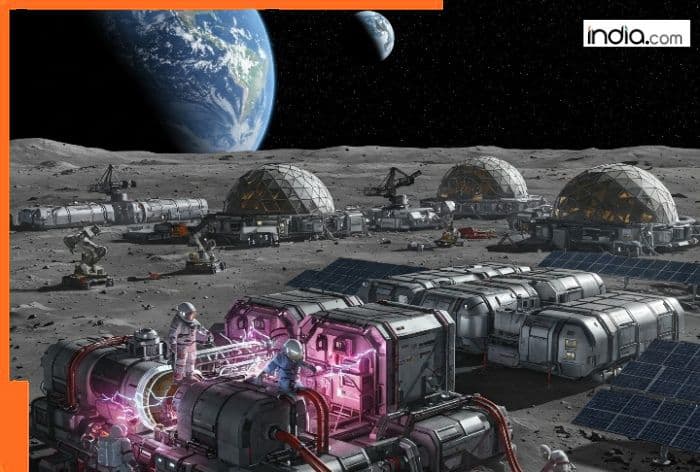 Lunar colonies, humans walking around and...: What Moon will look like ...