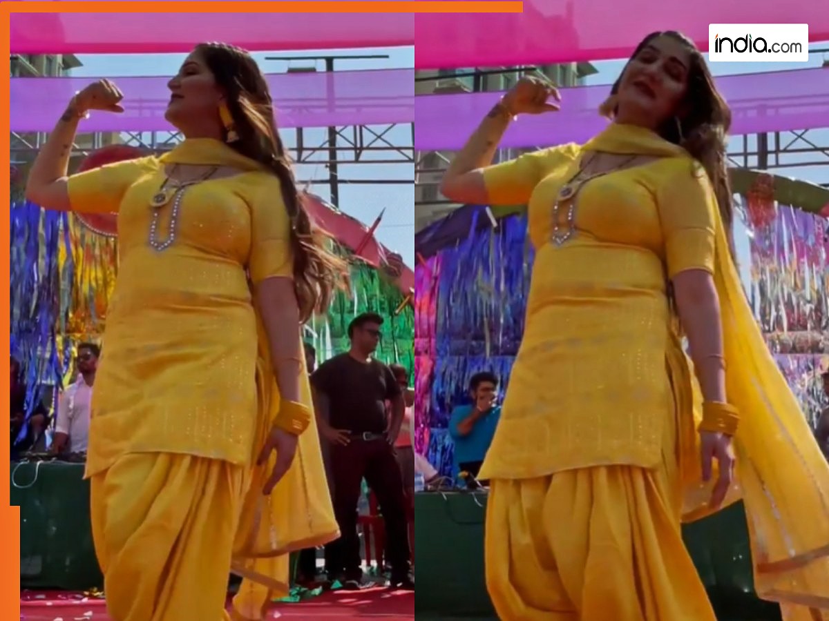 Sapna Choudhary Dance Video: पीले सूट में सपना चौधरी के गजब डांस ने काट ...