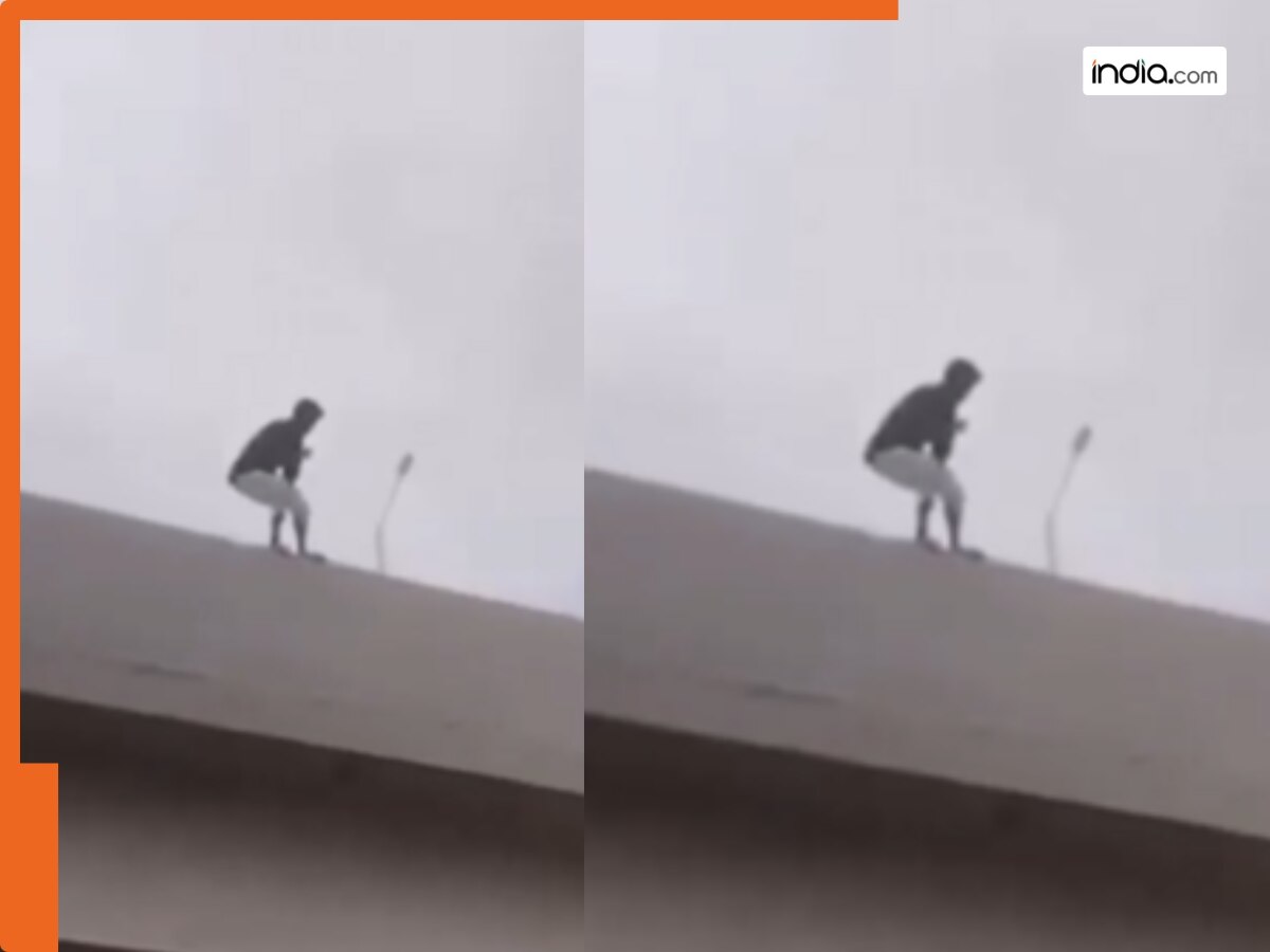 Viral Video: फ्लाईओवर पर चढ़ स्टंट कर रहा था शख्स, फिर उसके बाद जो उसे ...