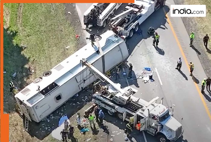 Tourist bus, with Indians aboard, crashes while returning to New York ...