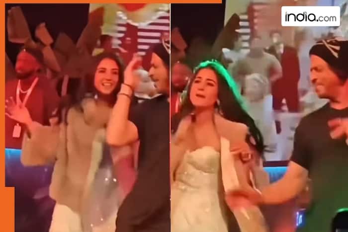 Mukesh Ambani, Nita Ambani choti bahu Radhika Merchant dances with Shah Rukh Khan, shows moves ...
