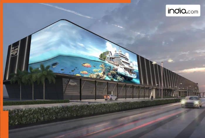 India's largest cruise terminal is 415000 square feet long, can handle up to 1 million ...