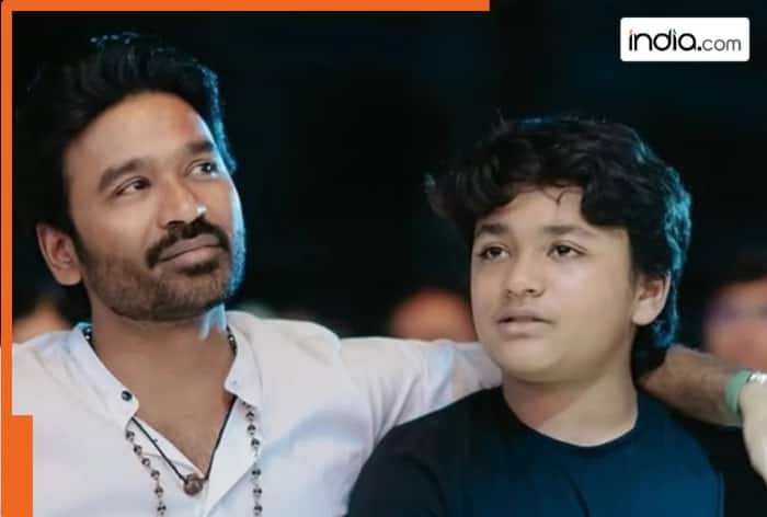 Dhanush shares heartfelt moments as he grooves with son Linga Idly Kadai audio launch event- Watch