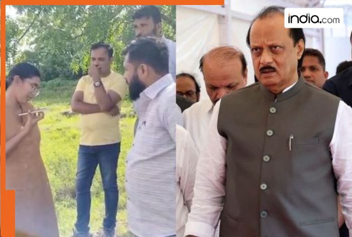 'Itna daring hua hai kya': Video of Dy CM Ajit Pawar 'threatening ...
