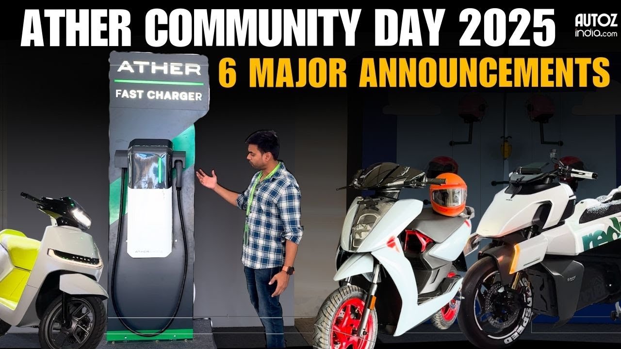 Ather Community Day 2025- EL Platform Unveiled, Cruise Control & Redux ...
