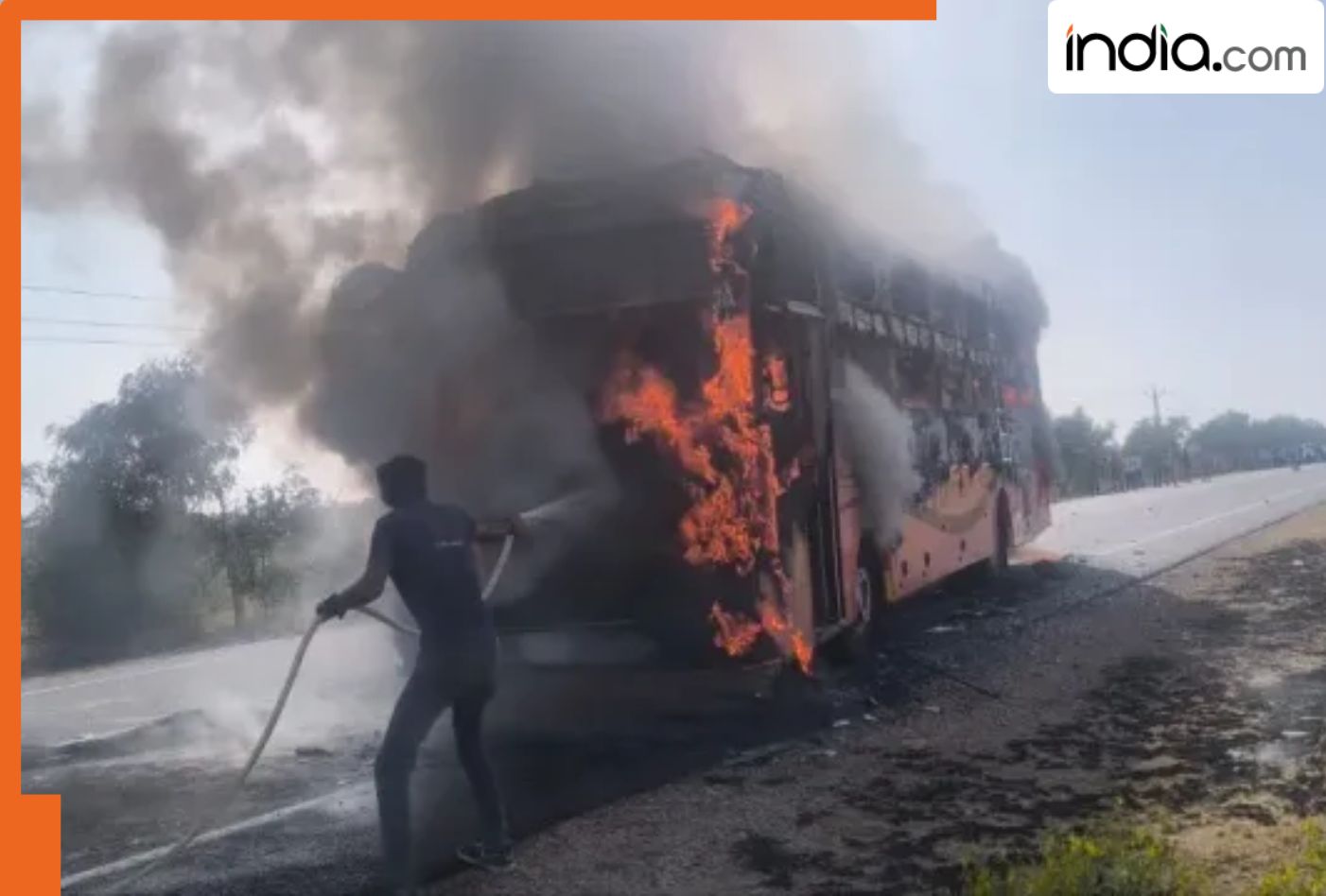 Jaisalmer bus fire tragedy: Death toll climbs to 21, authorities turn ...