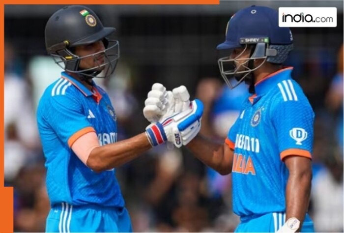 BCCI vice-president Rajiv Shukla congratulates Shubman Gill, Shreyas ...