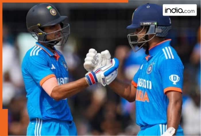 BCCI vice-president Rajiv Shukla congratulates Shubman Gill, Shreyas ...