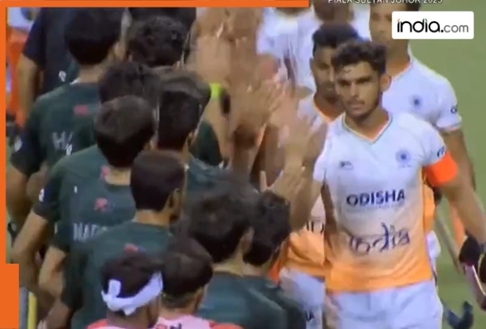 WATCH: India hockey players go against India Cricket stars, gave high ...