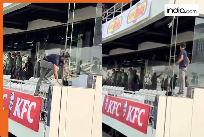 WATCH: Babar Azam fan breaches security to enter Pakistan dressing room ...