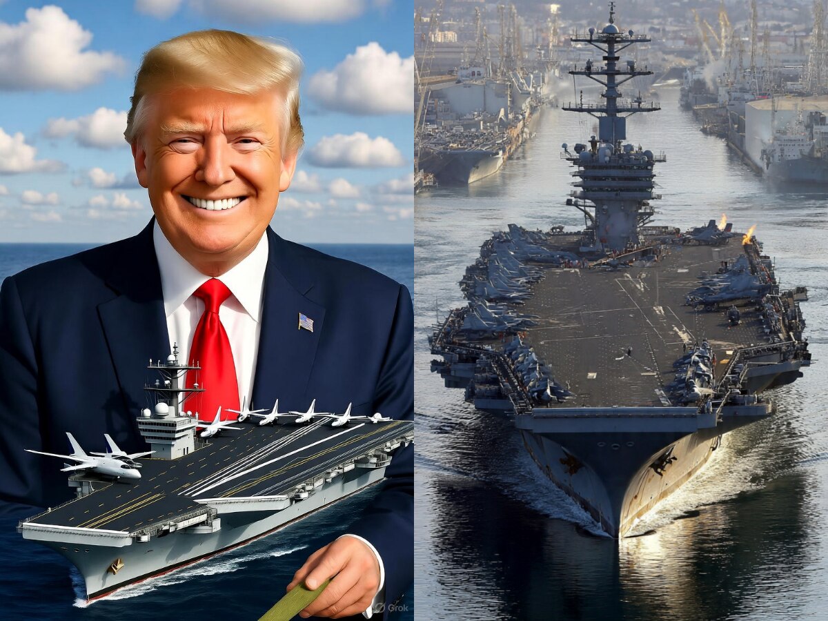 समंदर में होगा संग्राम...ट्रंप ने तैनात किया दुनिया का सबसे बड़ा जंगी ...