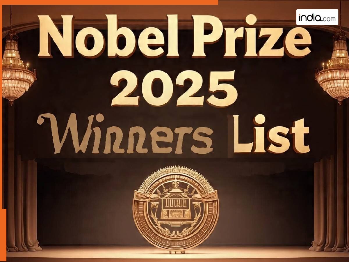 Nobel Prize 2025 Winners List: इस साल किन महान लोगों को मिला नोबेल ...