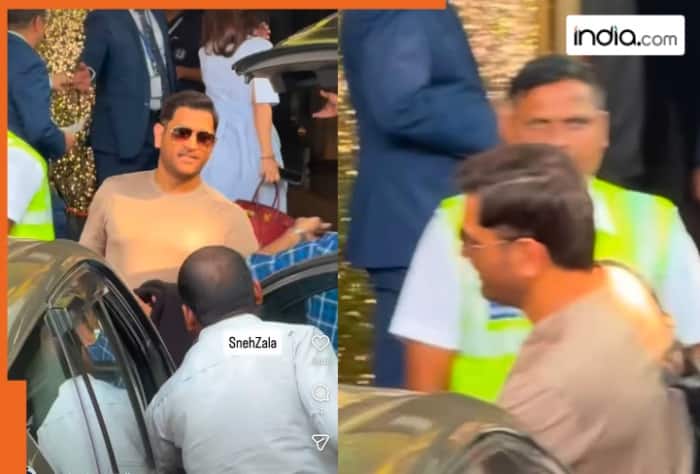 WATCH: MS Dhoni spotted at a private Airport after IPL 2026 Retention ...