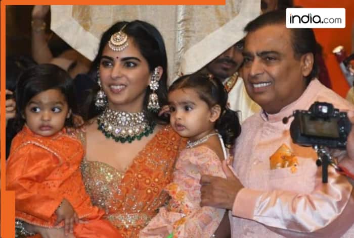 Mukesh Ambani's daughter Isha Ambani celebrates twins Aadiya And ...